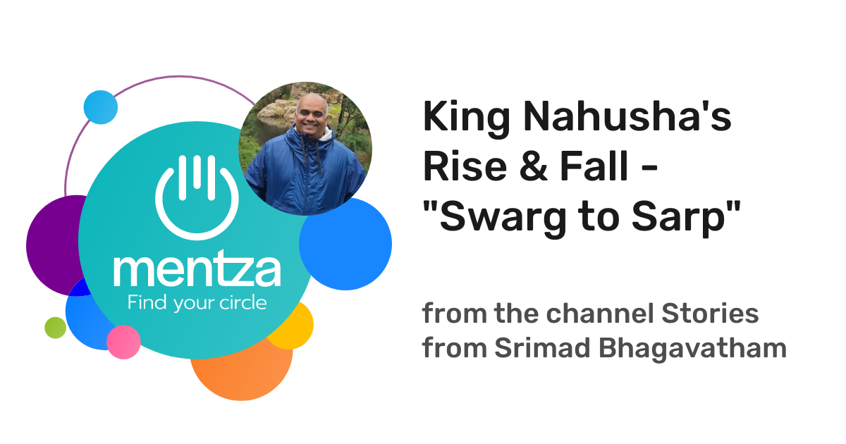 King Nahusha's Rise & Fall - "Swarg to Sarp" | Stories from Srimad ...